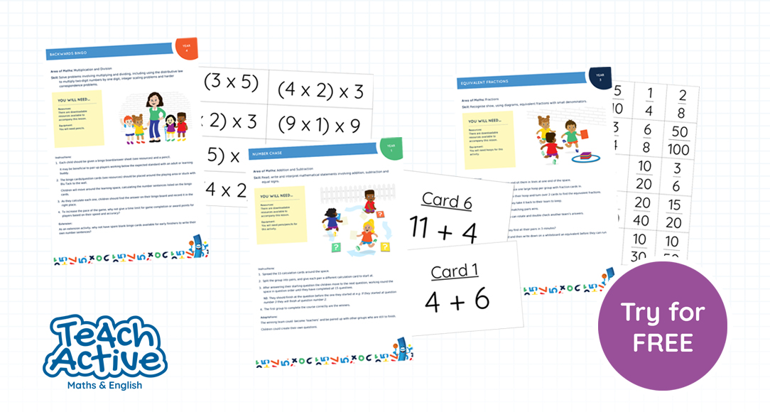 Try Active Maths lessons with your class! - Teach Active